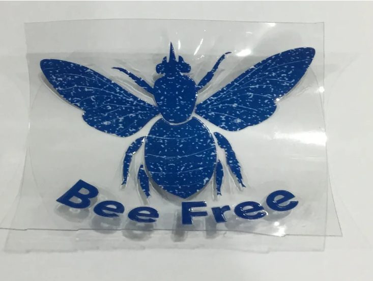 Bee Free UV Rated Stickers: For Windows